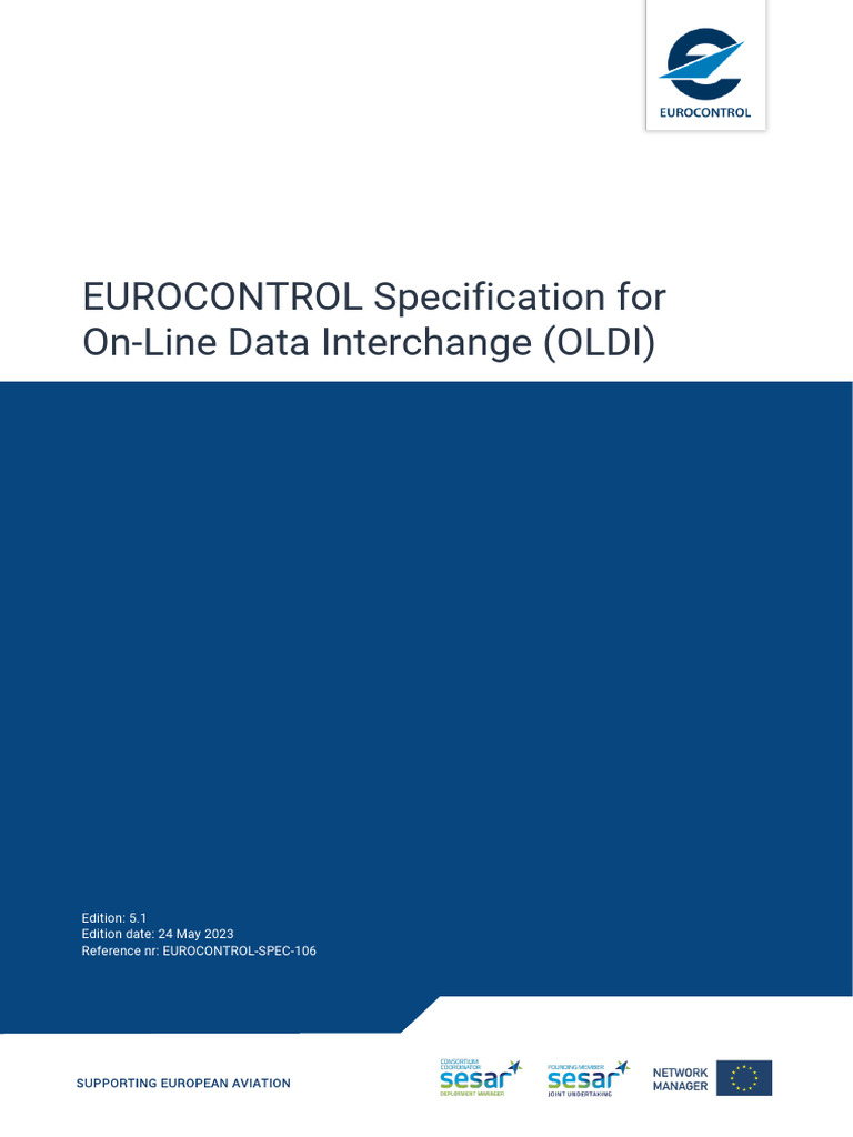 Eurocontrol Oldi Specification 5 1 | Download Free PDF | Air Traffic ...