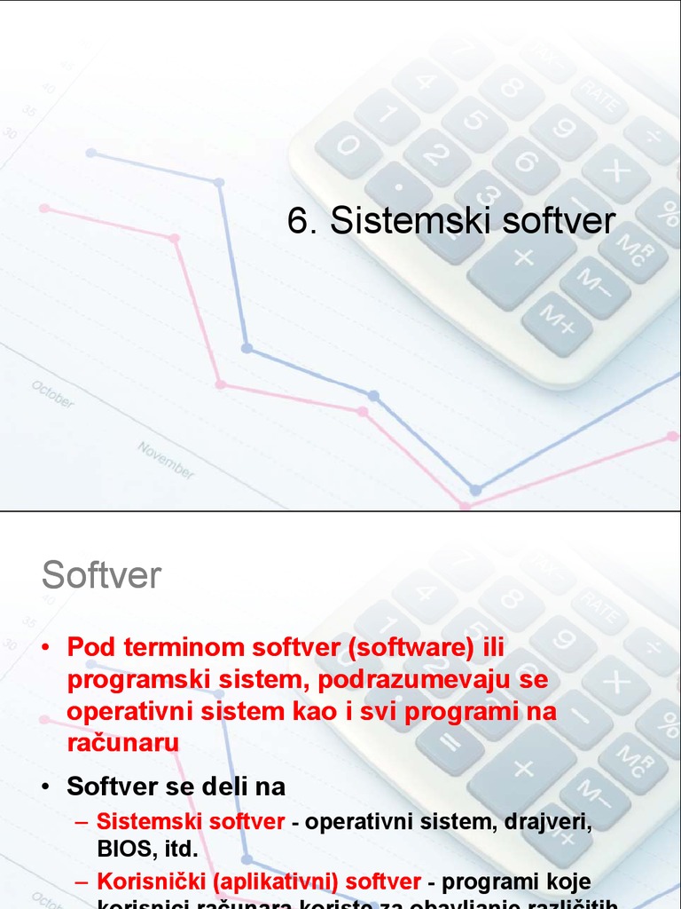 06-Sistemski Softver | PDF