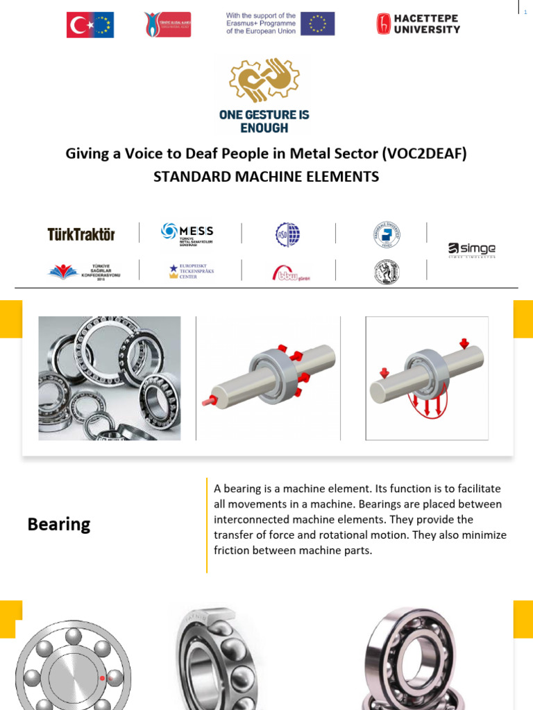 English Machine Elements | Download Free PDF | Gear | Bearing (Mechanical)