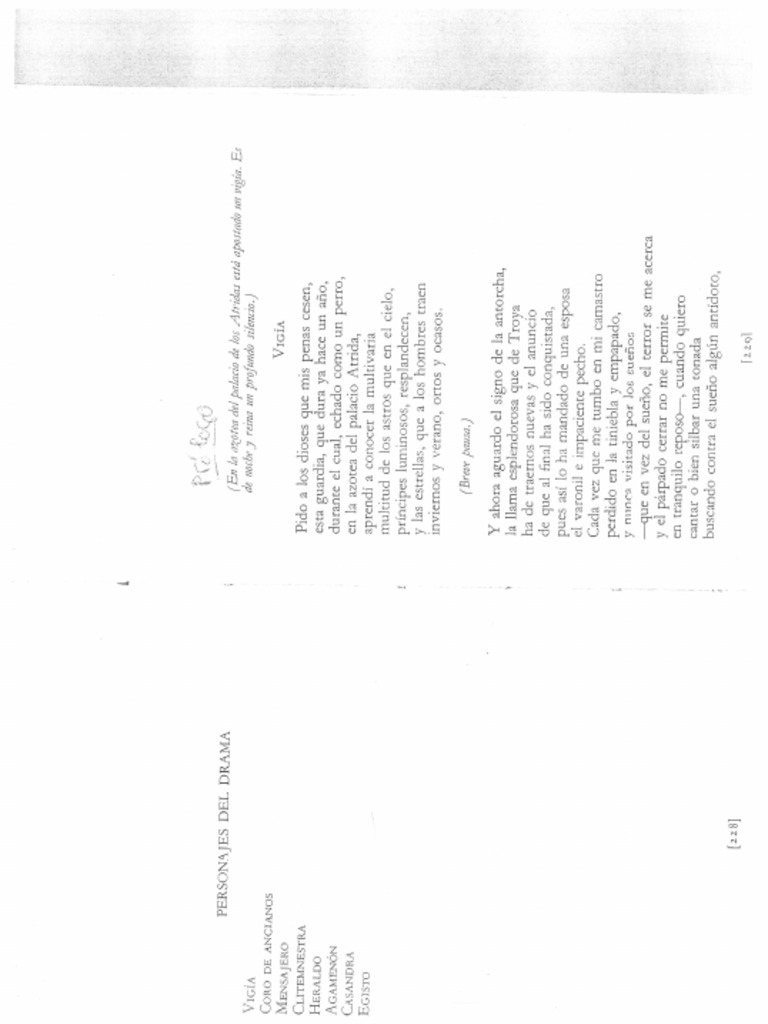 Esquilo. La Orestiada | PDF