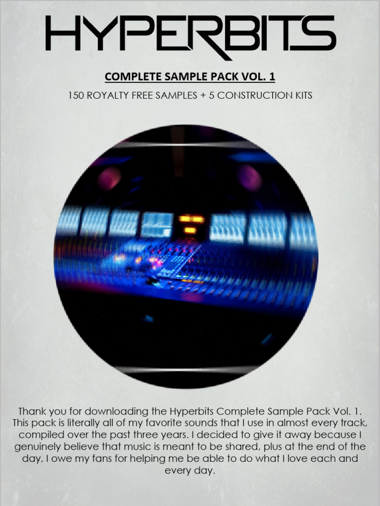 Complete Hyperbits Sample Pack Vol. 1 - Producer Notes | PDF | Music ...
