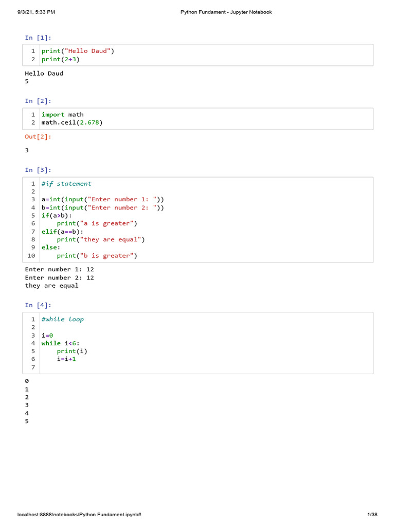Python Fundament - Usa Wear Housing | Download Free PDF | Software Engineering | Computer ...