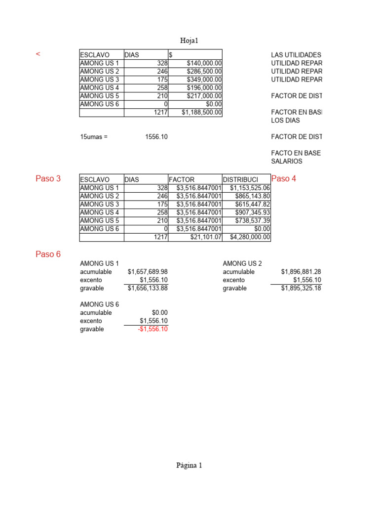Conta Utilidades Ejercicio 4 | PDF