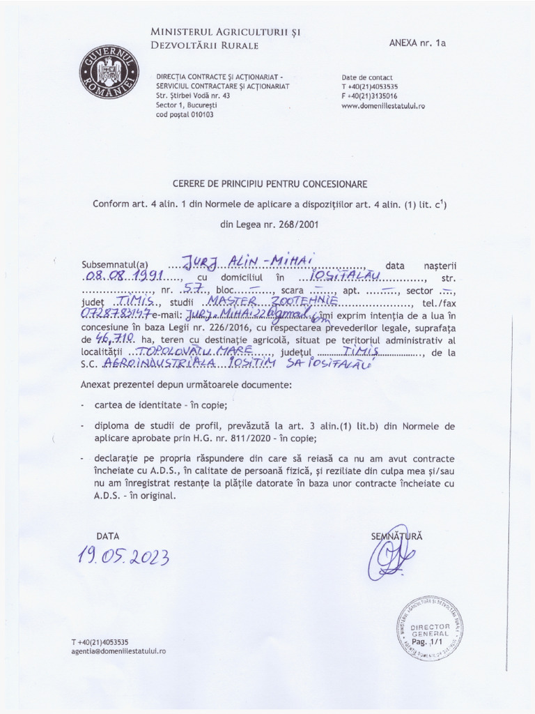 Programul TINERI FERMIERI Sesiunea 2023 | PDF