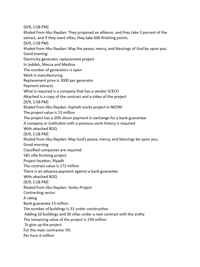 Riyadh Project | PDF