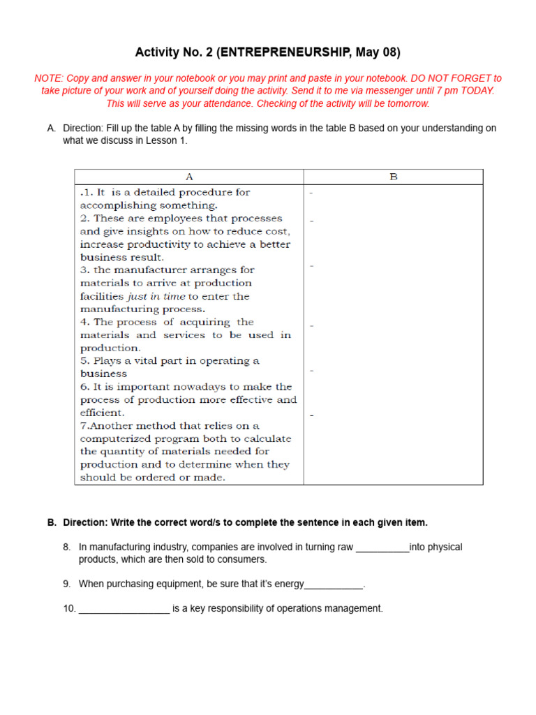 Activity No. 2 Fourth Quarter May 08 | PDF | Employment | Loans