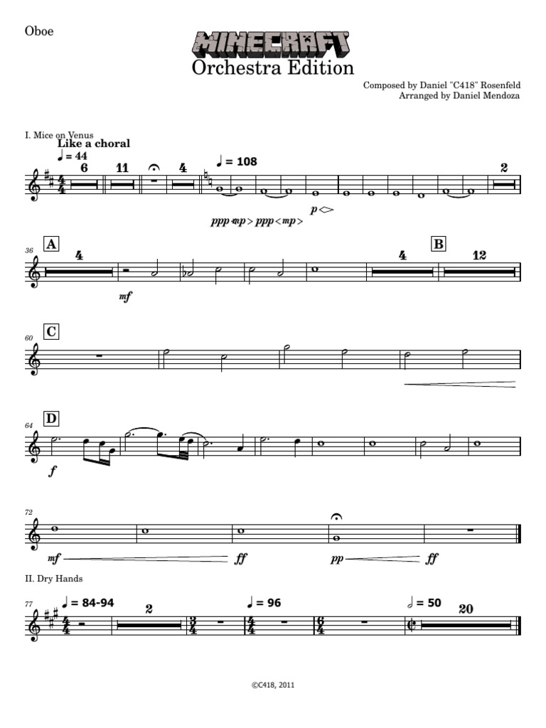 Minecraft Suite-Oboe | PDF