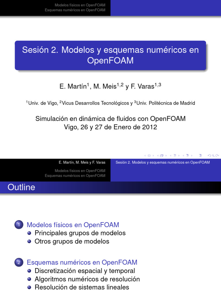 Modelos y Esquemas OpenFoam | PDF | Dinámica de fluidos | Turbulencia