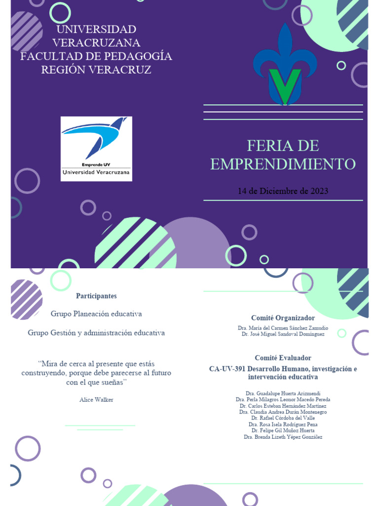 Programa - Feria de Emprendimiento | PDF