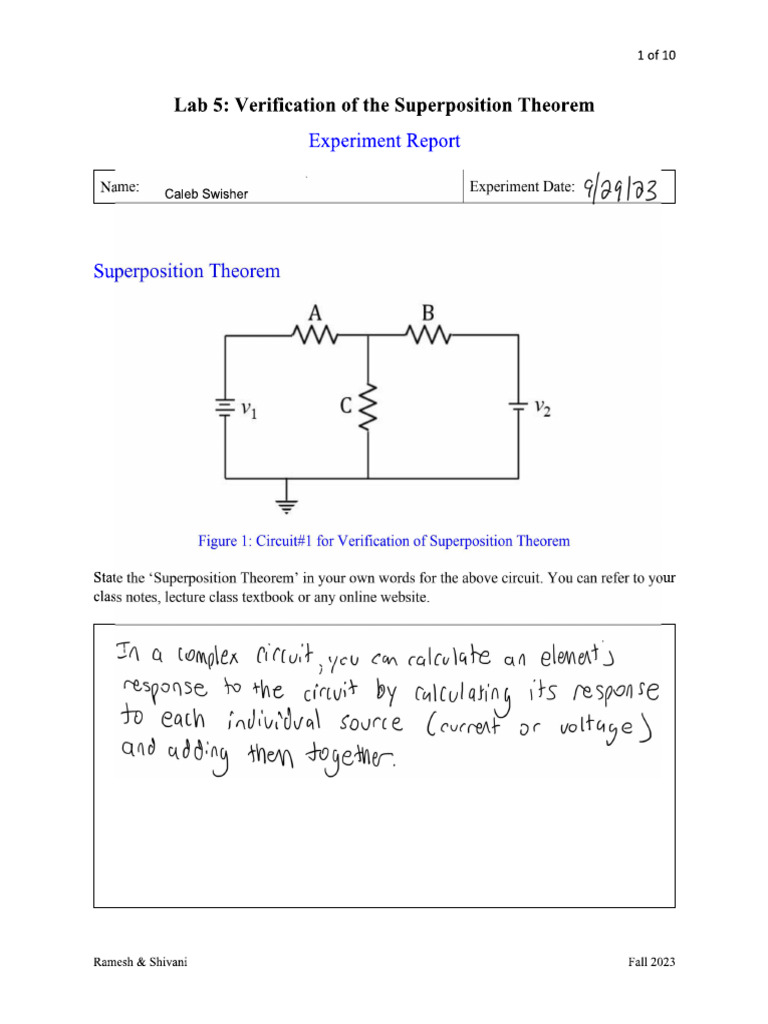 Lab 5 Experiment Report | PDF