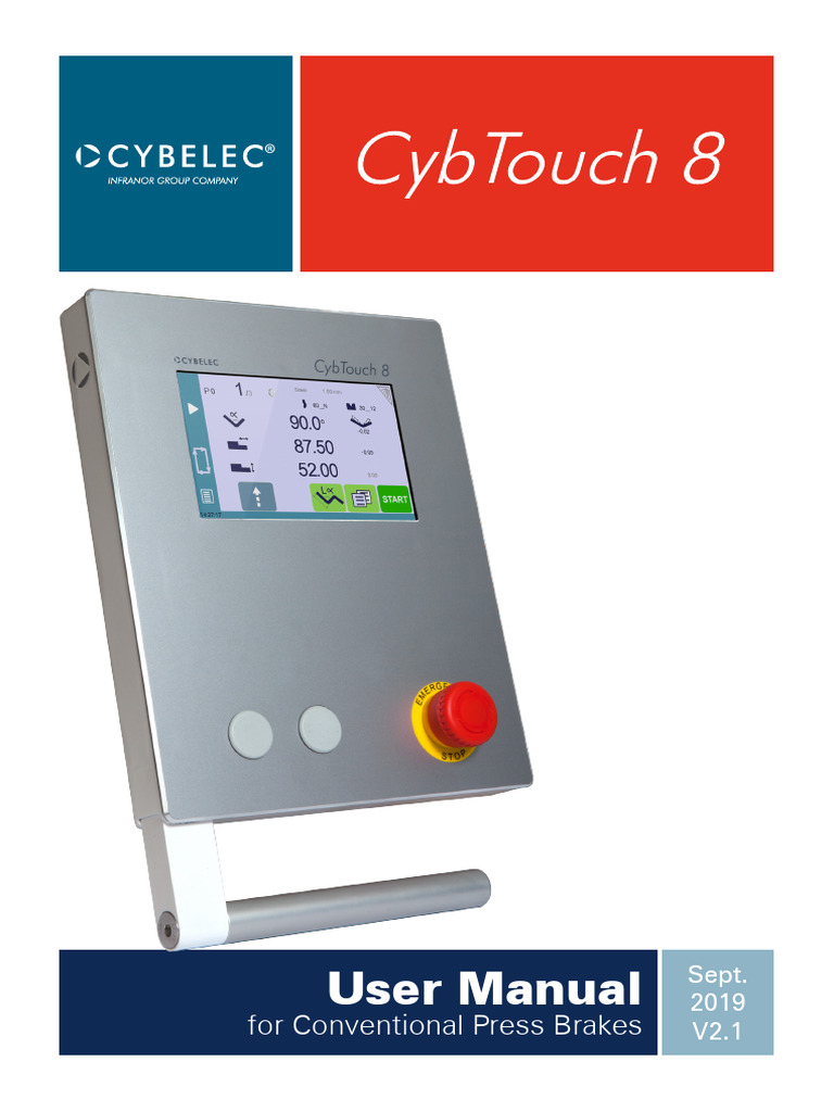 User Manual CybTouch 8 P V2.1 en | PDF | Menu (Computing) | Touchscreen