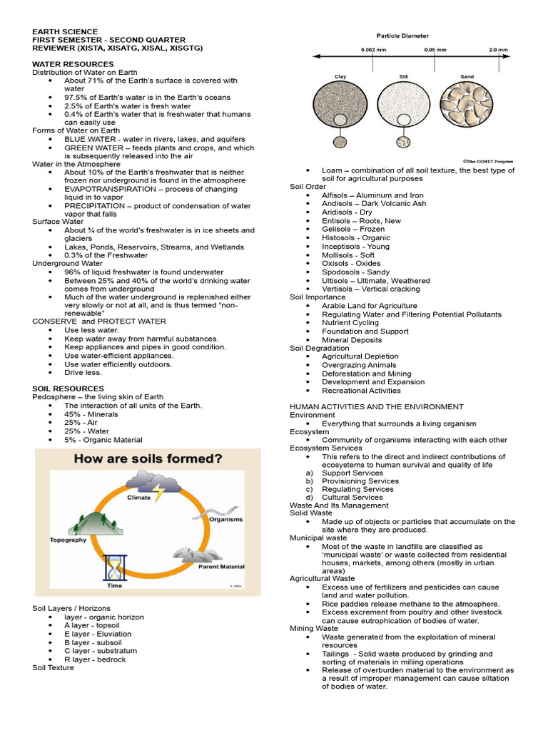 Earth Science 2nd Qa Reviewer 1 Pdf Weathering Lava