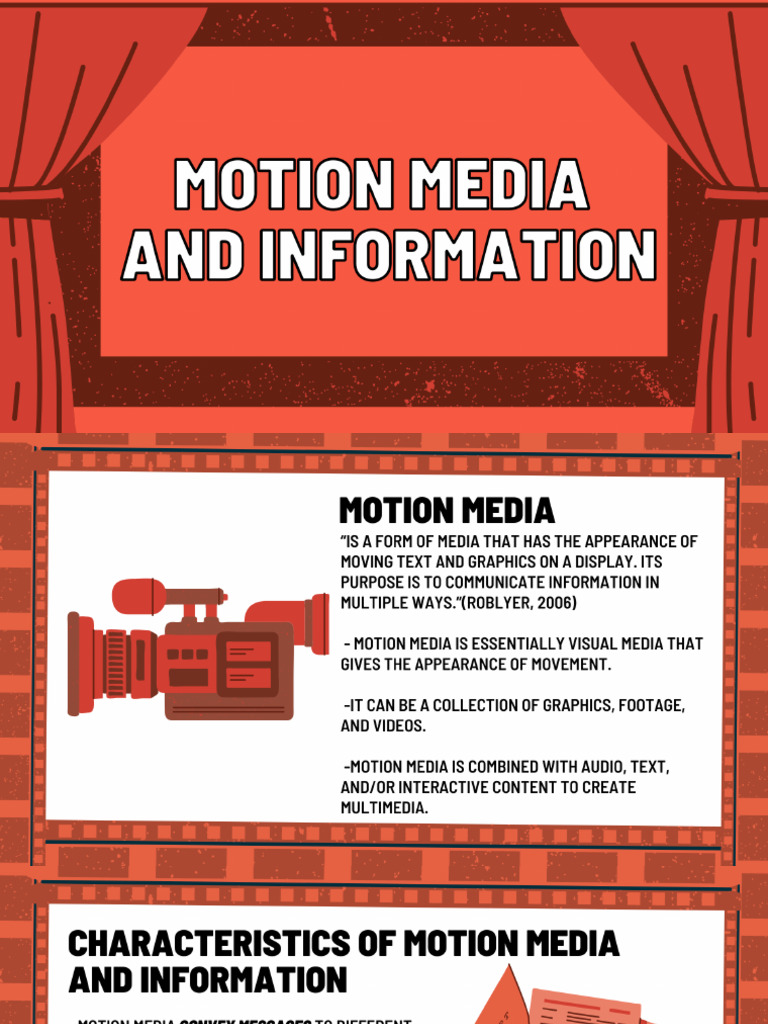 Motion Media and Information | PDF
