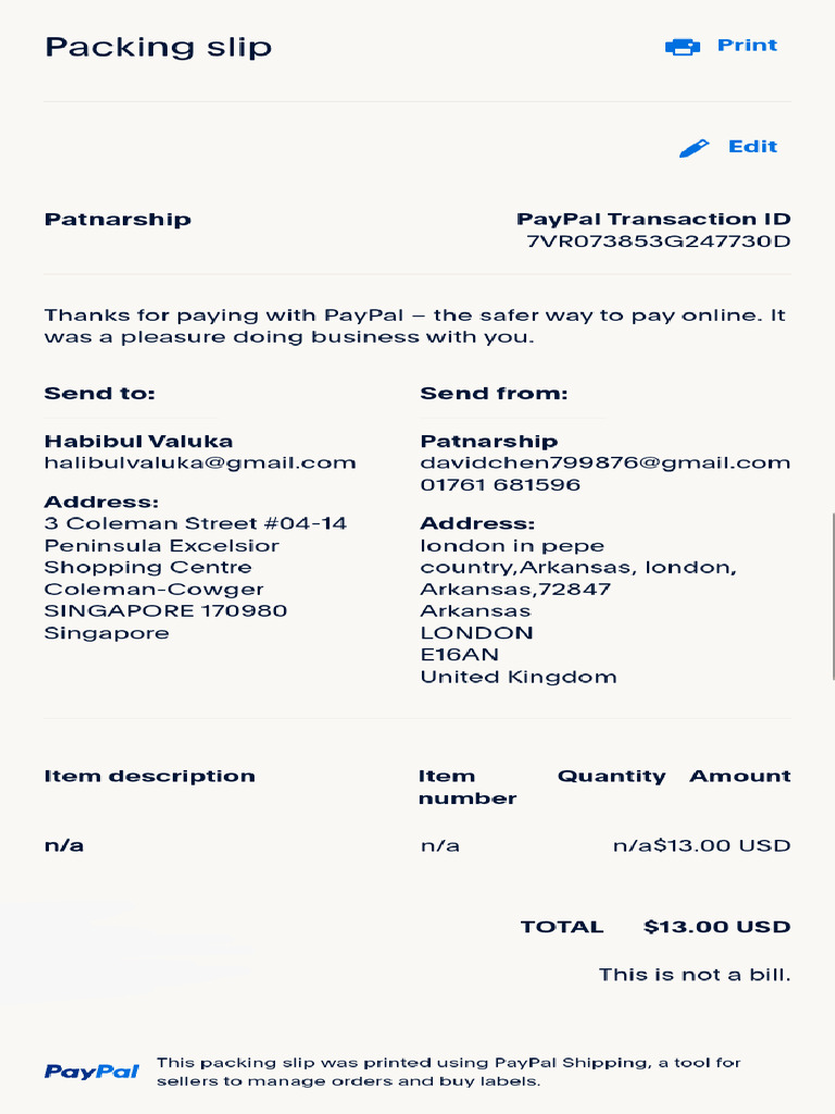 Shippinglevel | PDF