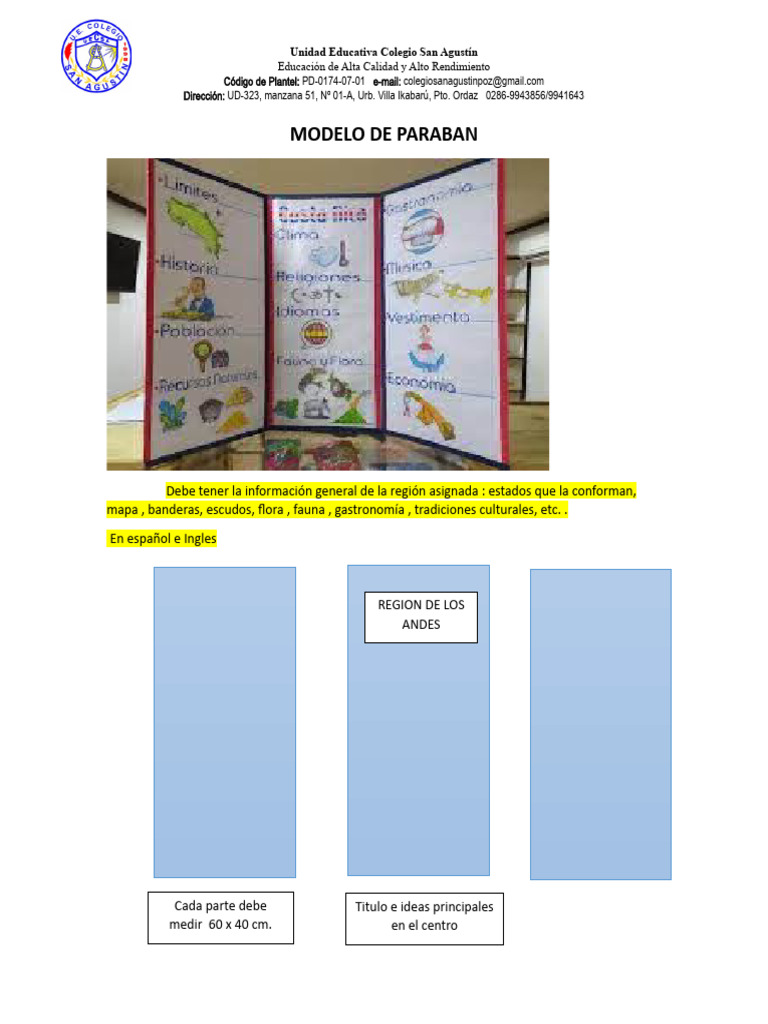 Modelo de PARABAN | PDF