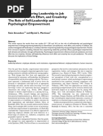 Spreitzer Psychological Empowerment in The Workplace - Dimensions ...
