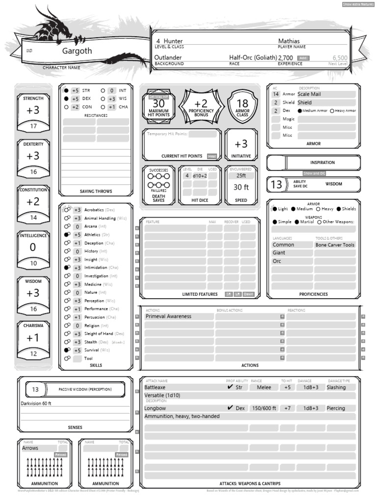 Gargoth | Download Free PDF | Dungeons & Dragons | Grappling