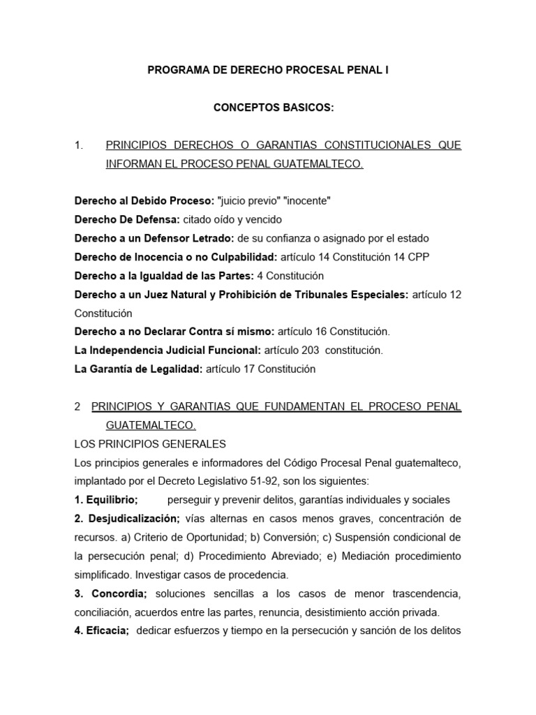 RESUMEN DEL Derecho Procesal Penal 1 DPP. I | PDF | Jurisdicción | Derecho penal