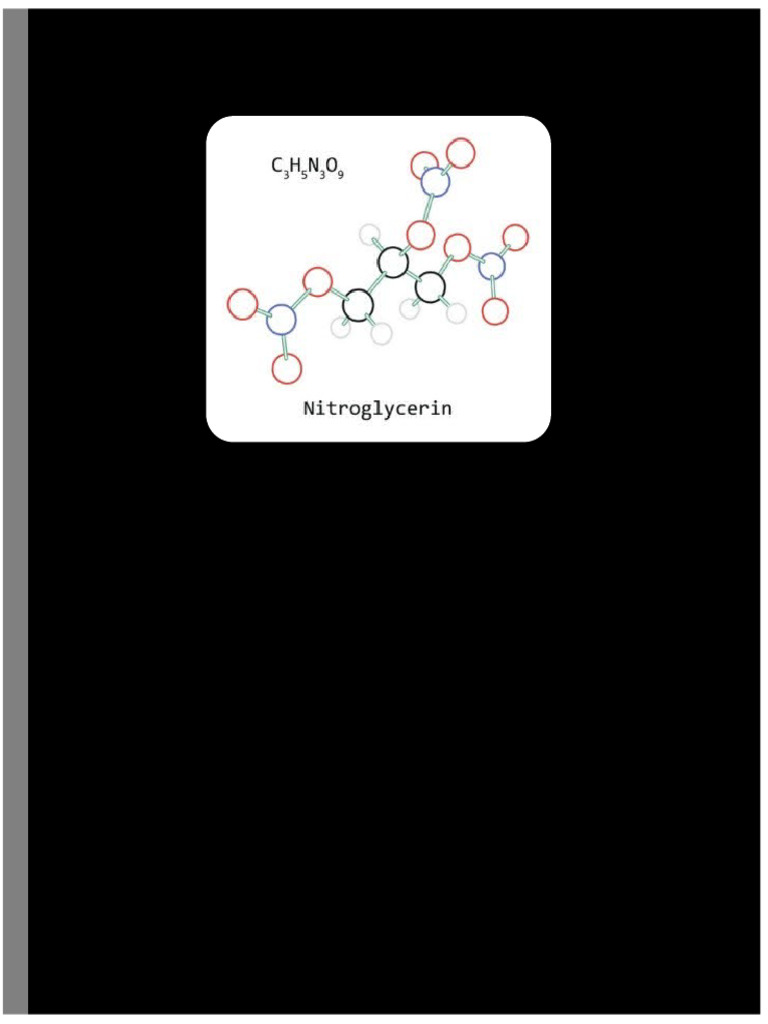Ficha Técnica de Solinitrina y Nitroglicerina | PDF