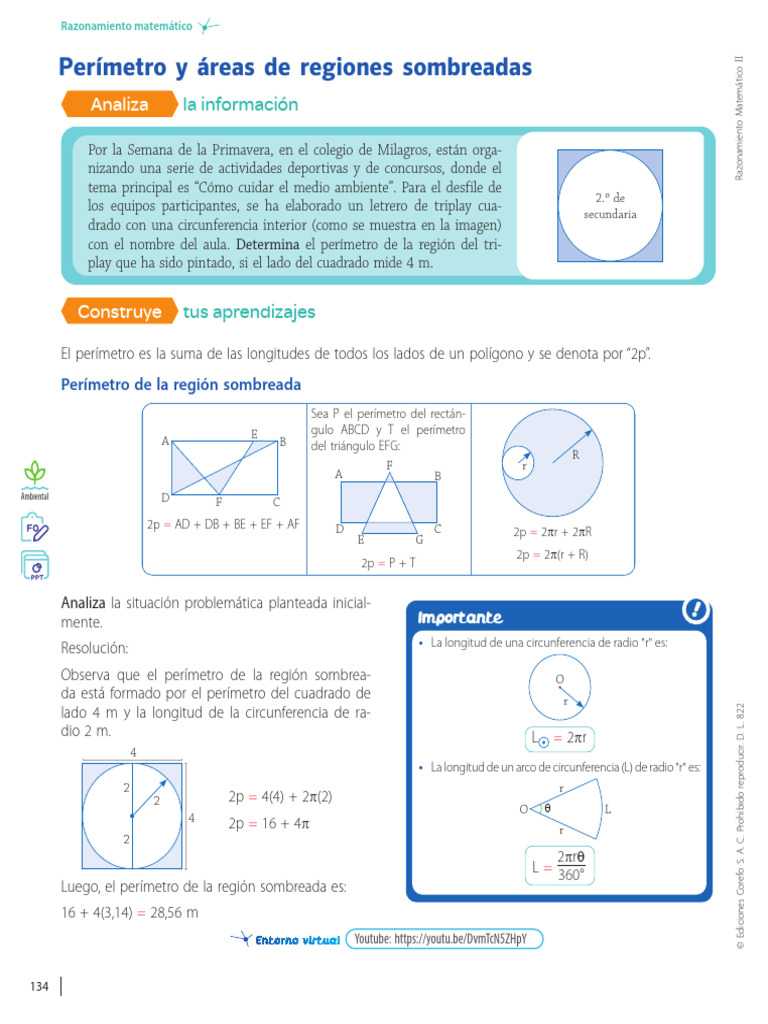 1-Perimetros y Areas-Grupo Talento | PDF | Triángulo | Formas geométricas