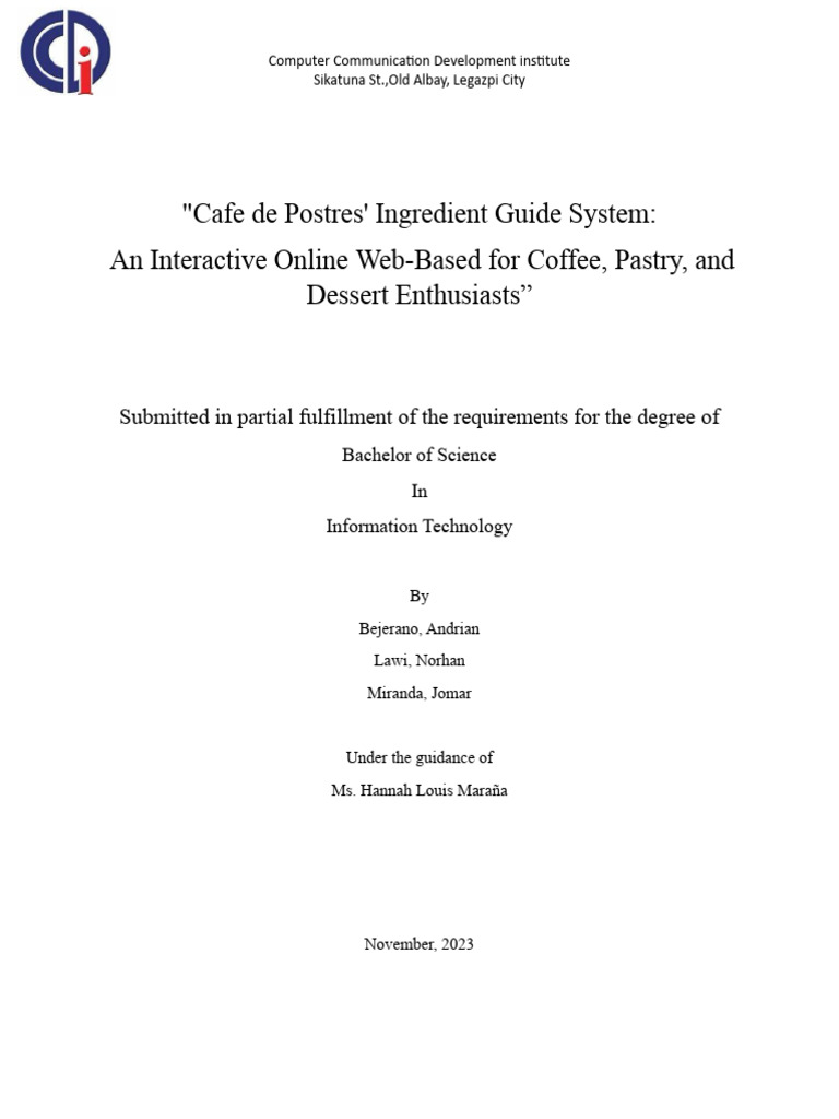 Chapter 1,2 & 3 Final Paper | PDF | Websites | Usability