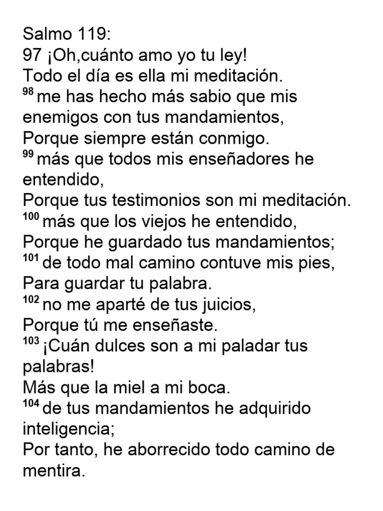 Salmo 119 | PDF