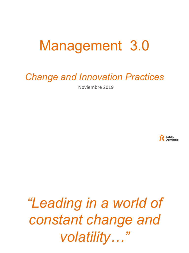Management 3.0 TyP 1 | PDF