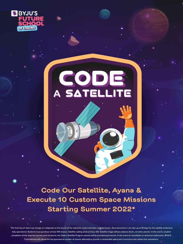 Code a Satellite: Ayana Program Overview | PDF | Satellite | Earth