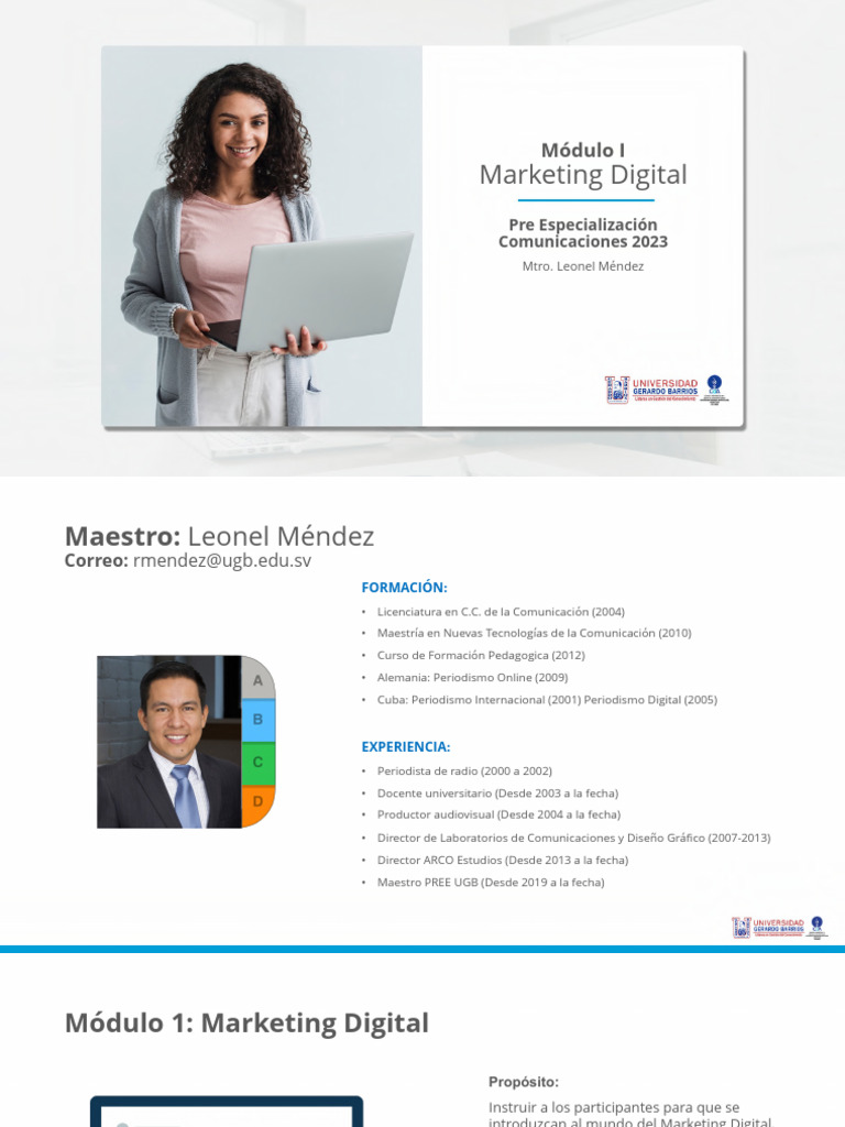 M1 Clase 1 MKD ENE23 Web | PDF | Marketing | Marketing de motores de búsqueda