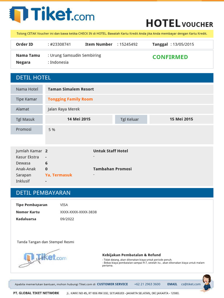 Electronic Ticket Voucher Receipt | PDF