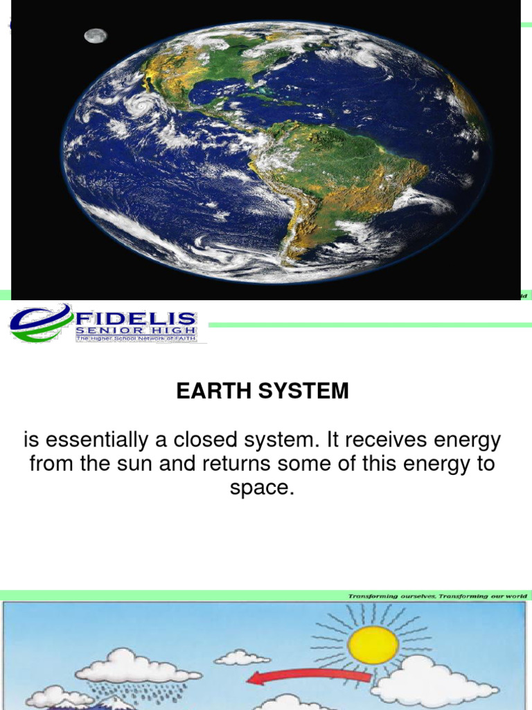 Earth System | PDF | Atmosphere Of Earth | Earth