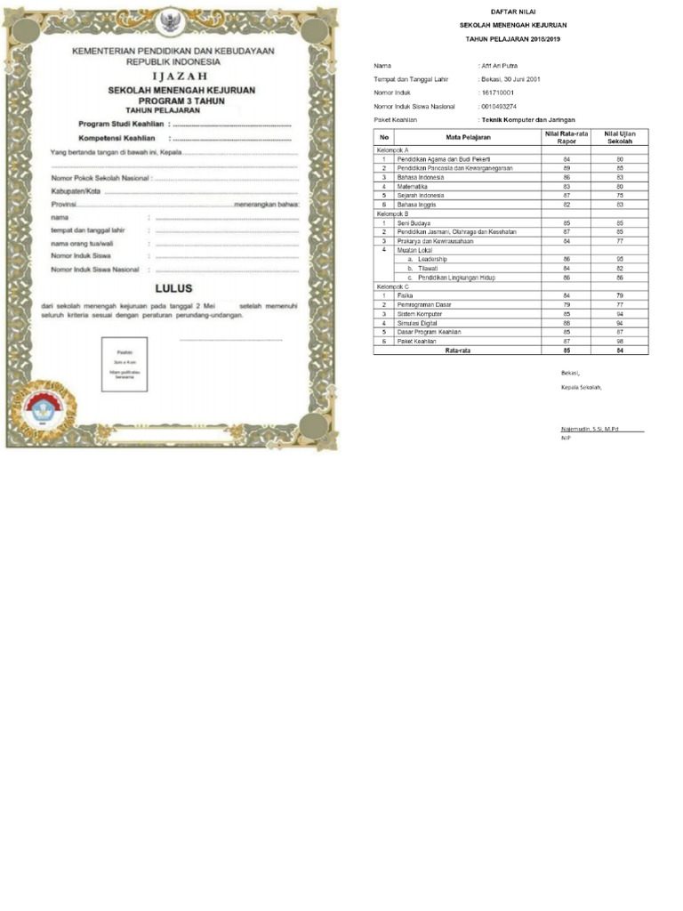 Dokumen PDF SMK | PDF