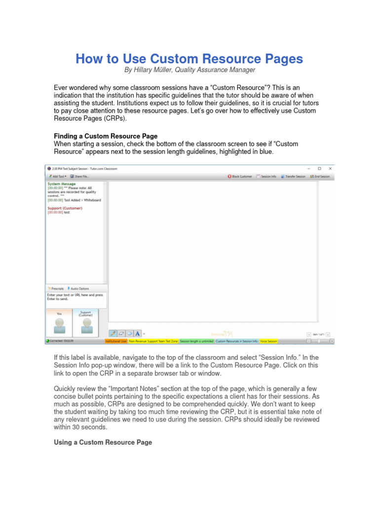 How To Use Custom Resource Pages | PDF | C Reactive Protein | Mathematics