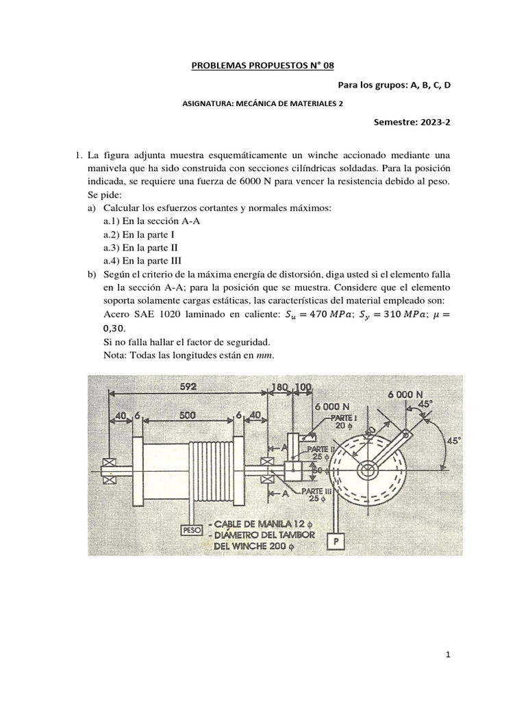 TAREA | PDF | Doblar | Resistencia de materiales