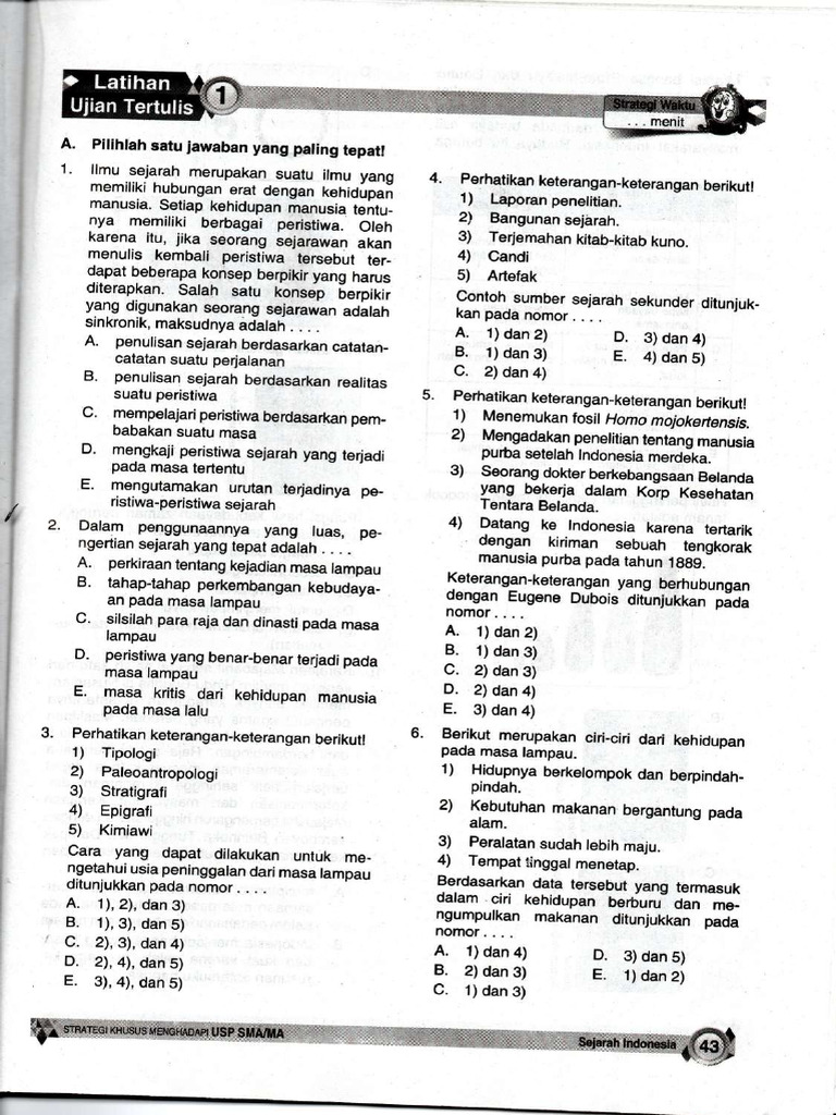 Latihan Ujian Tertulis 1 | PDF