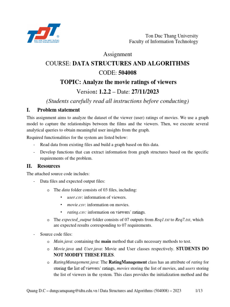 Assignmentrequirements Eng Pdf Method Computer Programming Class Computer Programming