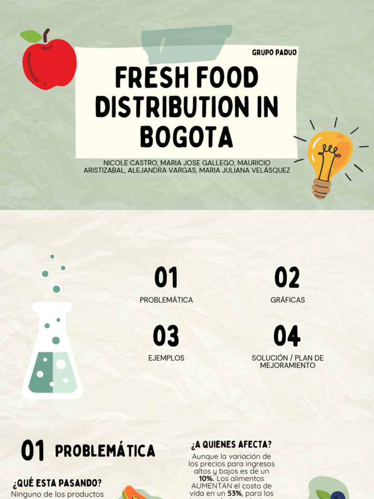 Fresh Food Distribution in Bogotá | PDF | Economias