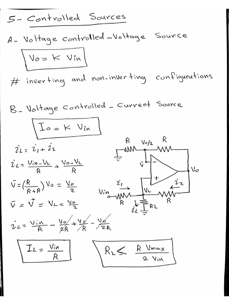 Lec7 Controlled Sources | PDF