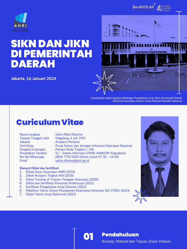 SIKN Dan JIKN Di Pemerintah Daerah | PDF