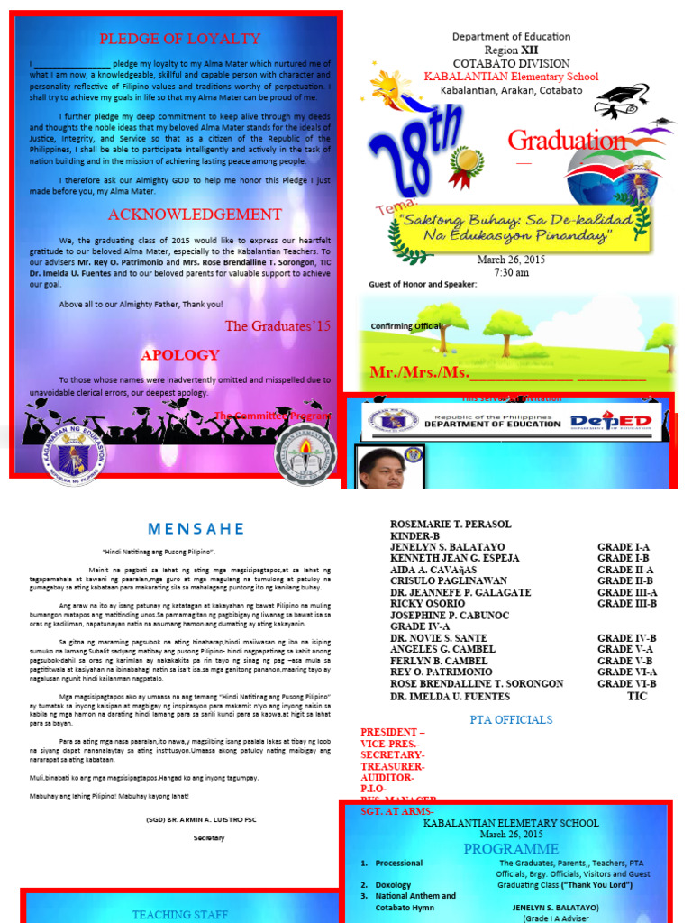 Program Graduation Final Pdf