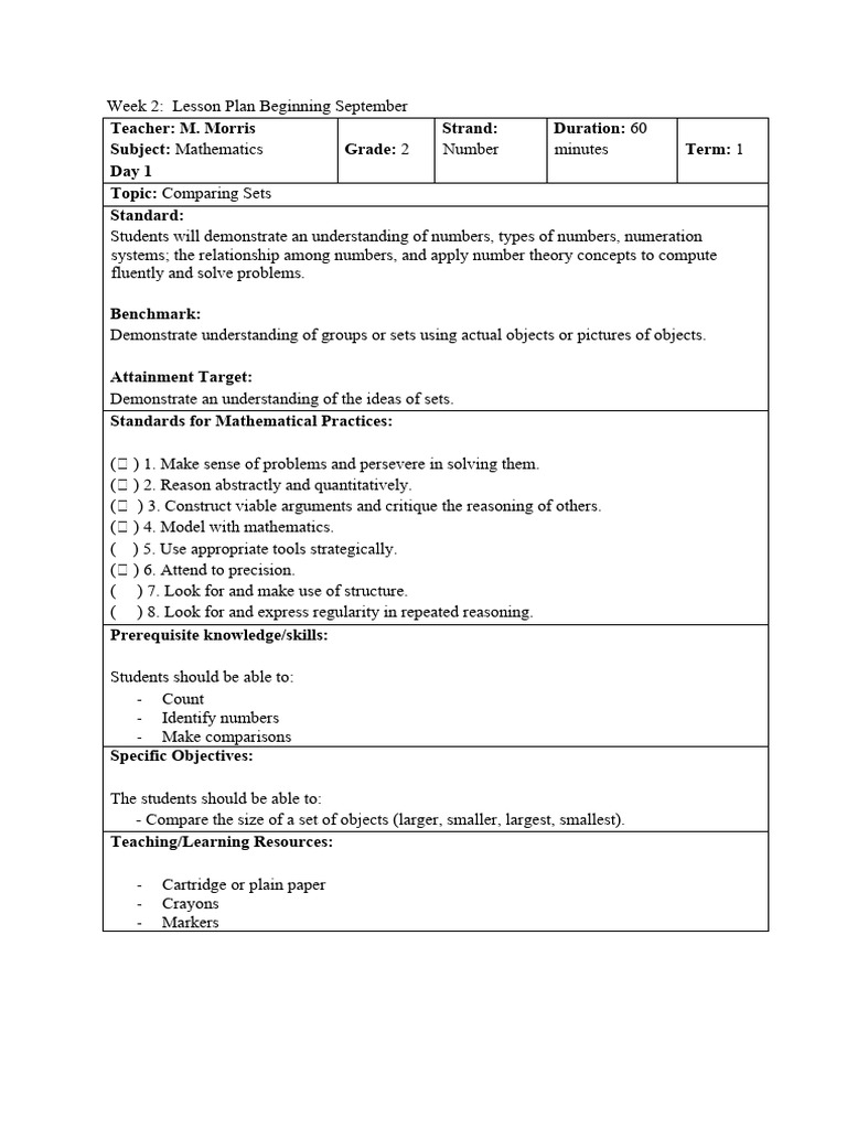 Week 2 Grade 2& 3 | PDF | Understanding | Reason
