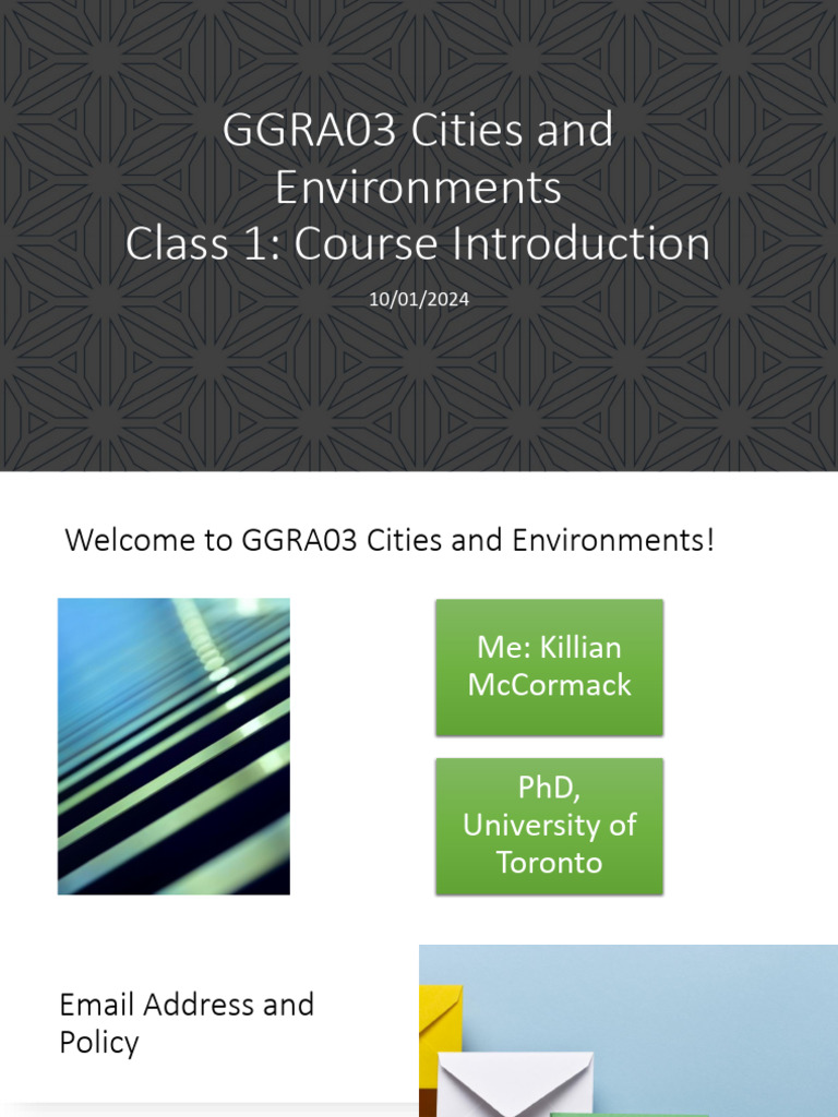 Class 1 Slides GGRA03 | PDF | Plagiarism