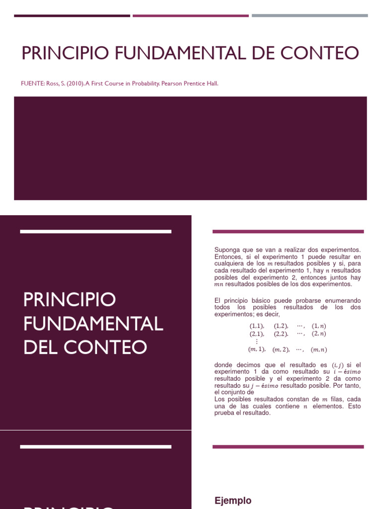 Principio Fundamental del Conteo | PDF | Artes del Lenguaje y Comunicación