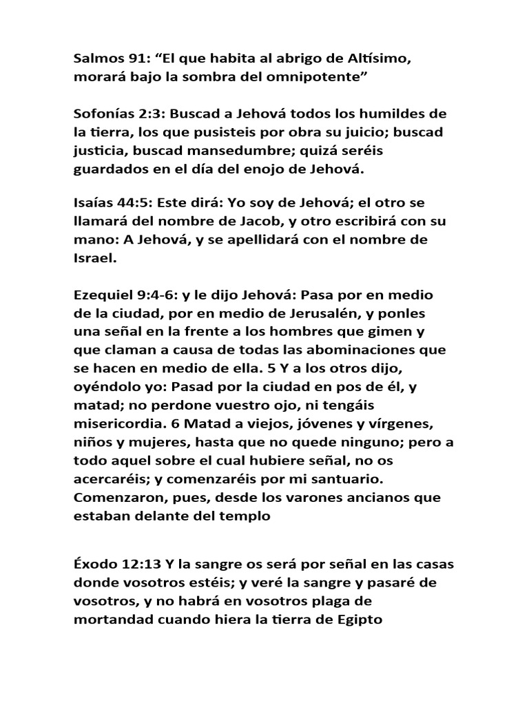 Textos Ap 7 | PDF | Libros de la Biblia hebrea | Contenido bíblico