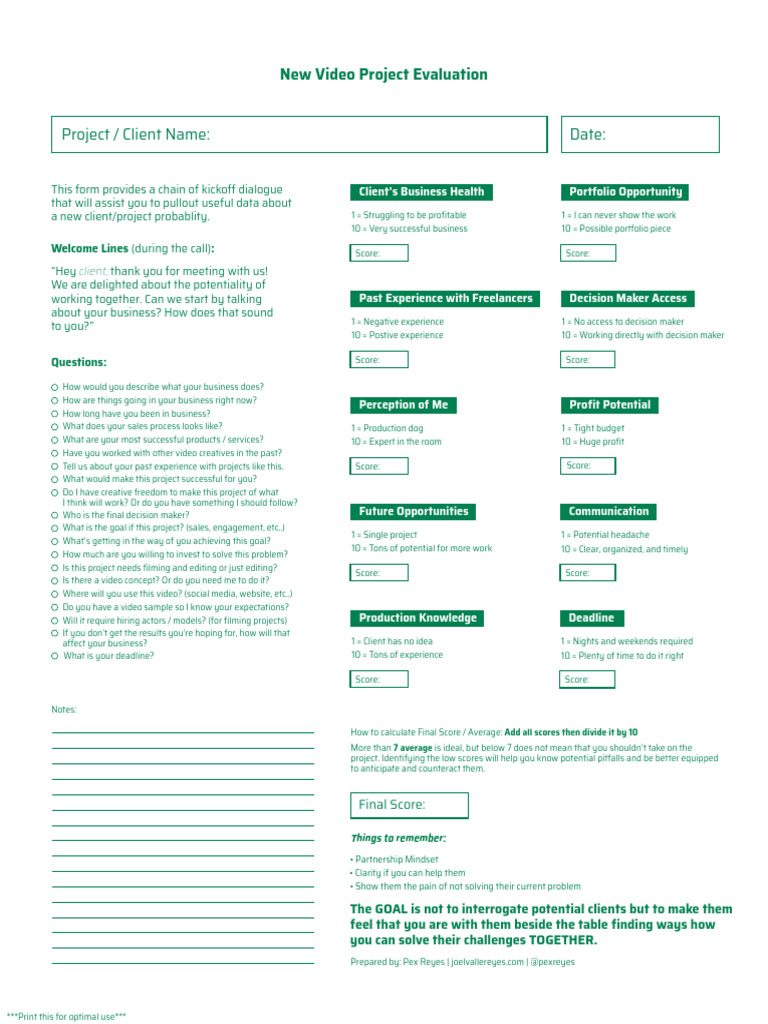 New Project Evaluation 2.0 | PDF | Experience | Decision Making