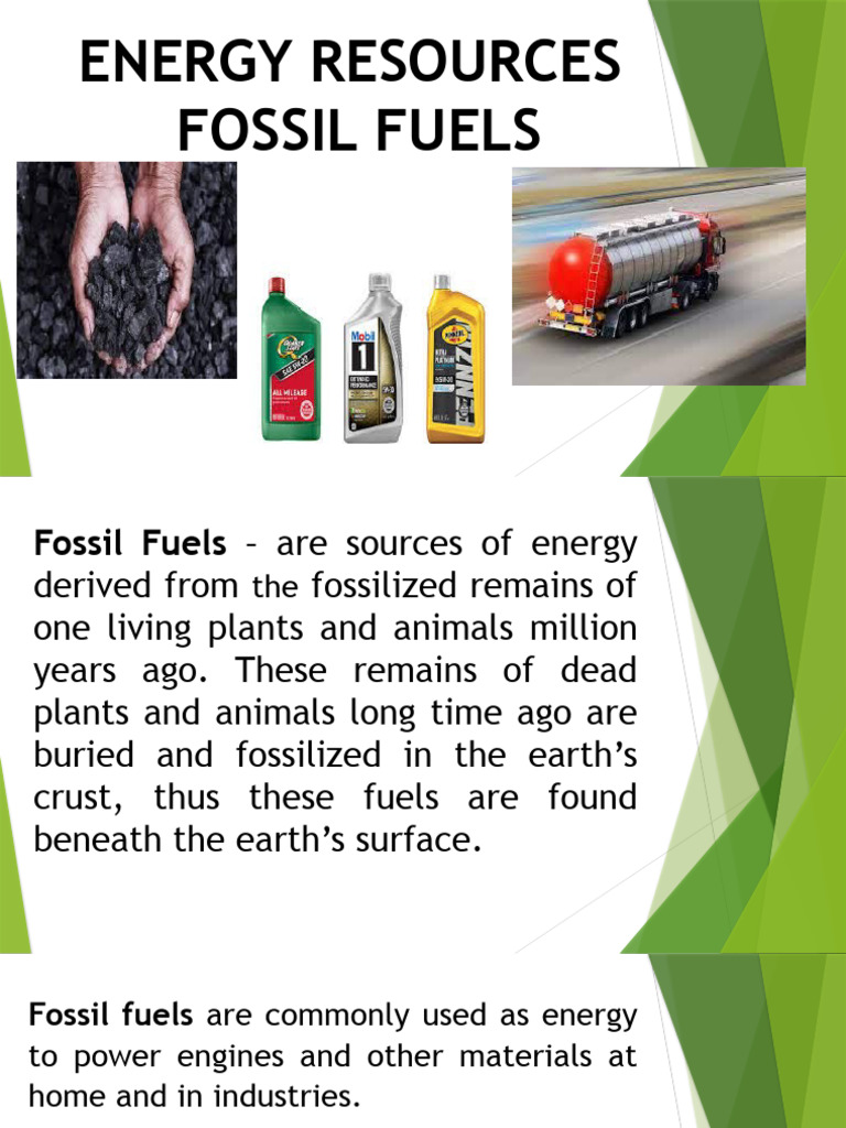 Fossil Fuel Presentation | PDF