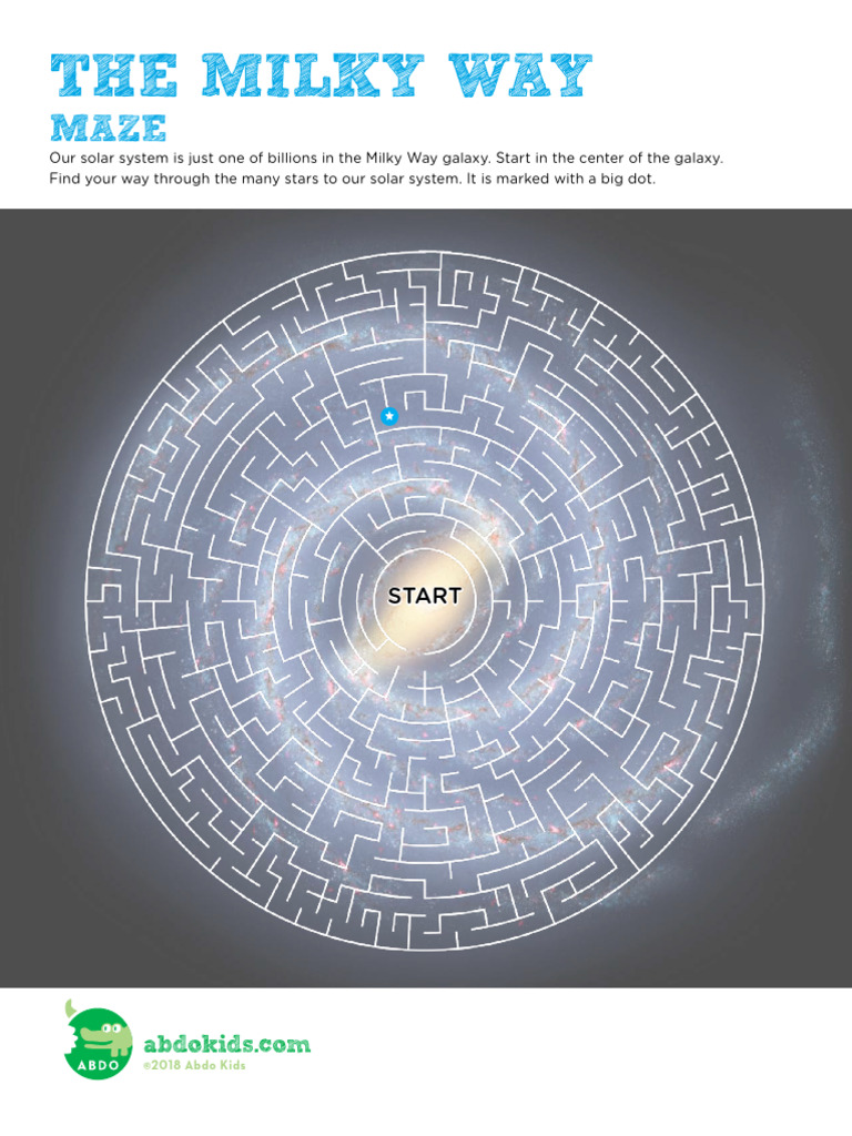 Our Galaxy Milky Way Maze | PDF