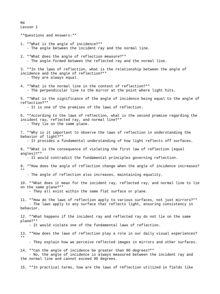 Text | PDF | Mirror | Reflection (Physics)