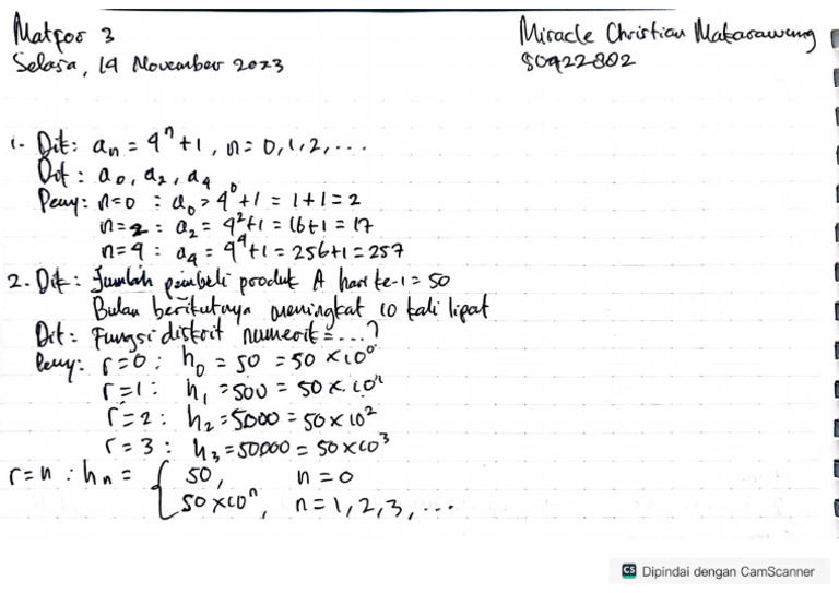 Tugas Matfor 3_M8 | PDF
