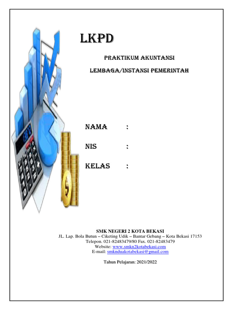 LKPD Akuntansi Pemerintah SMK | PDF | Bisnis | Pengelolaan Keuangan & Uang